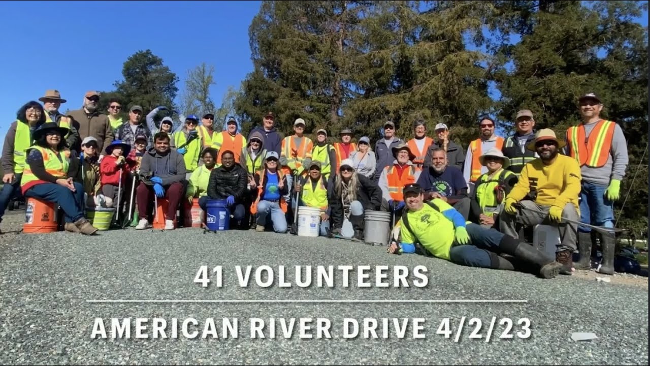 American River Cleanup @ American Rvr Drive , (4/2/23) - YouTube