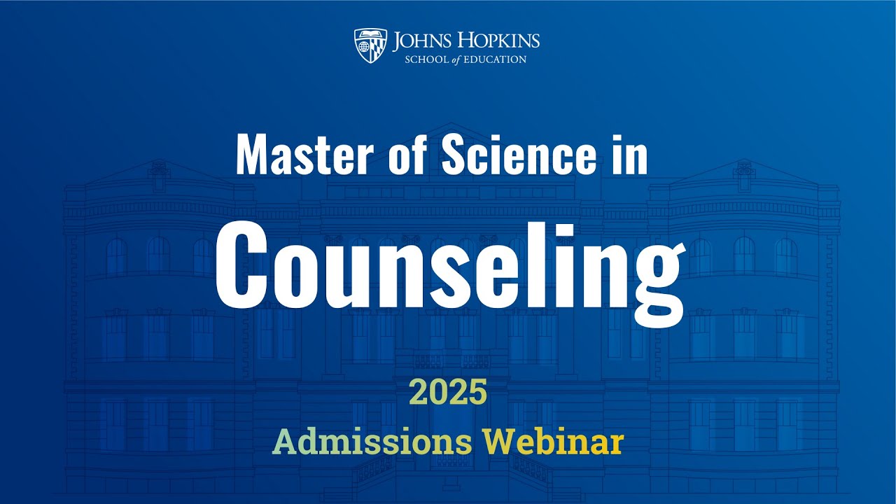 JHU Counseling Master's: CACREP-Accredited Mental Health & School ...