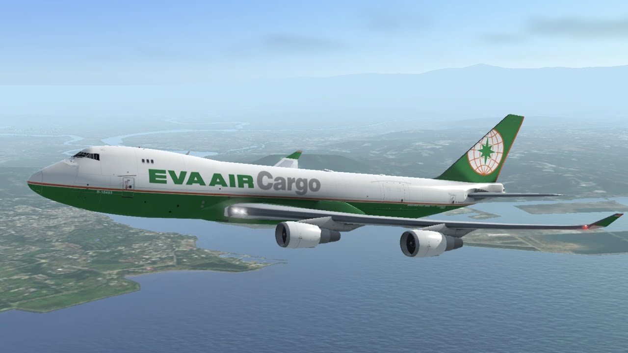 EVA AIR CARGO B747-400F Takeoff in Taoyuan International Airport | RFS ...