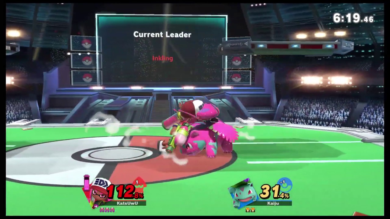 Katsu (Inkling) vs 225 | Kaiju (Pokemon Trainer) - YouTube