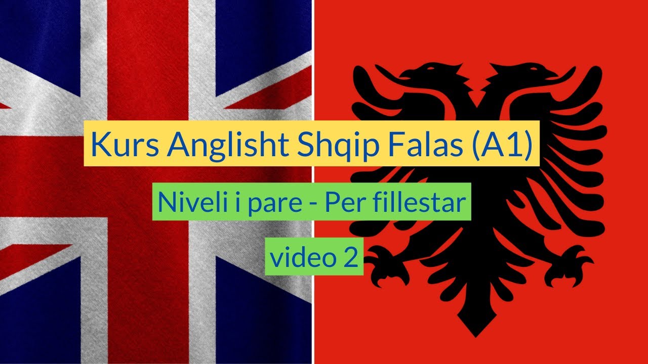 Kurs Anglisht Shqip Per Fillestar Falas - Niveli i Pare A1 I Anglisht ...