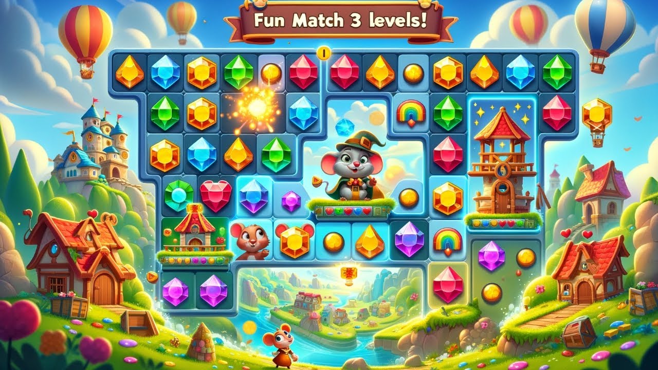 Strong blade: Match 3 Game | RKM Gaming | Puzzle Game | Match 3 ...
