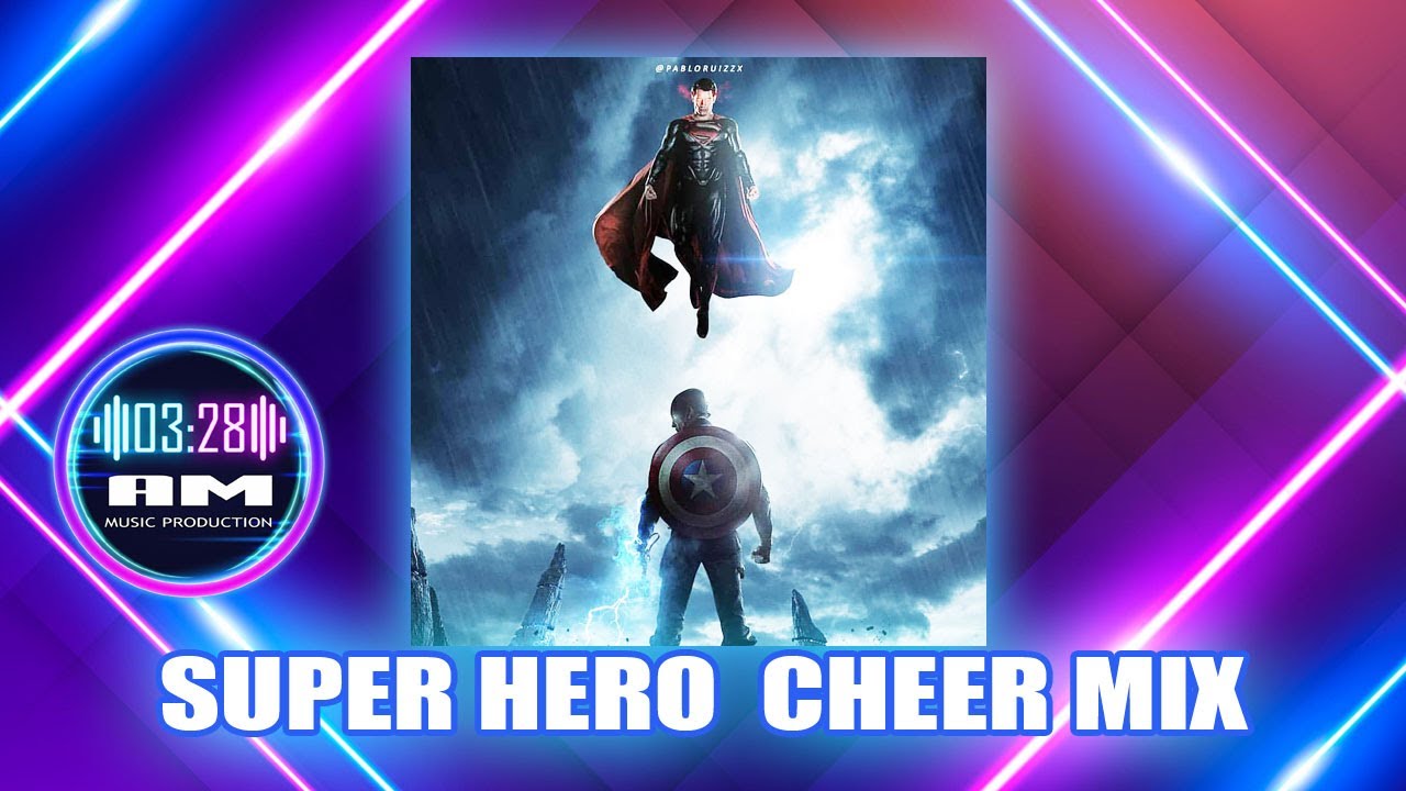 Super Hero Themed Cheer Mix - YouTube