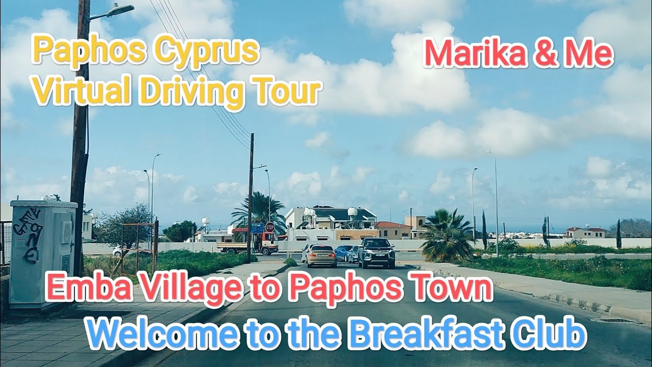 Emba Village to Paphos to Limassol Highway.. Paphos Cyprus - YouTube