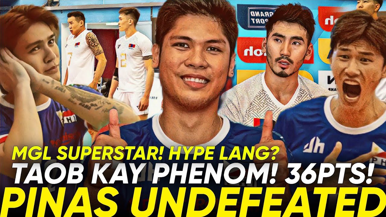 Umandal OUT, Ryan Ka IN!, Pinas UNDEFEATED sa AVC!, Mongolia na-STRESS ...