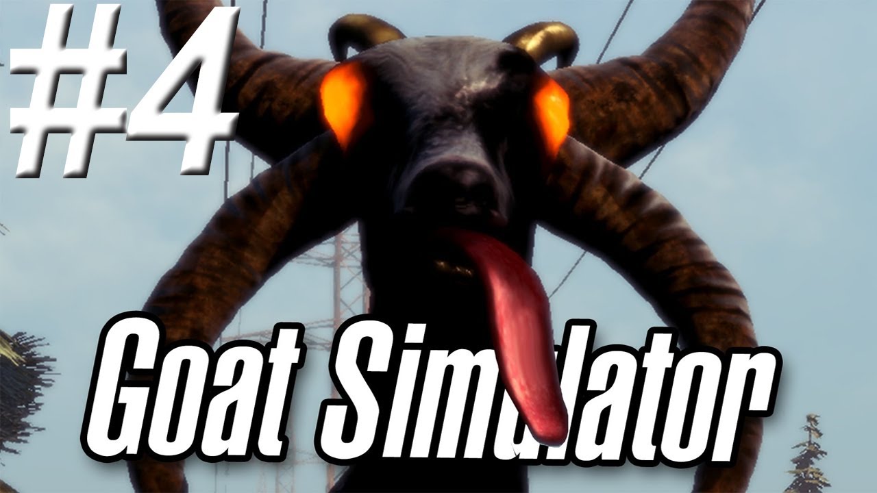 Goat Simulator #4 - Demon Spawn Devil Goat Gone Wild - YouTube