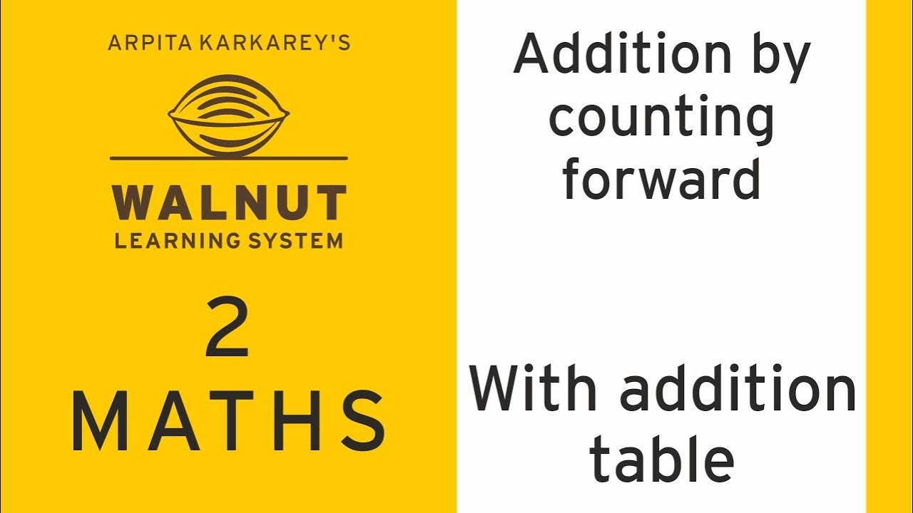 2 Math - Addition by counting forward - With addition table - YouTube