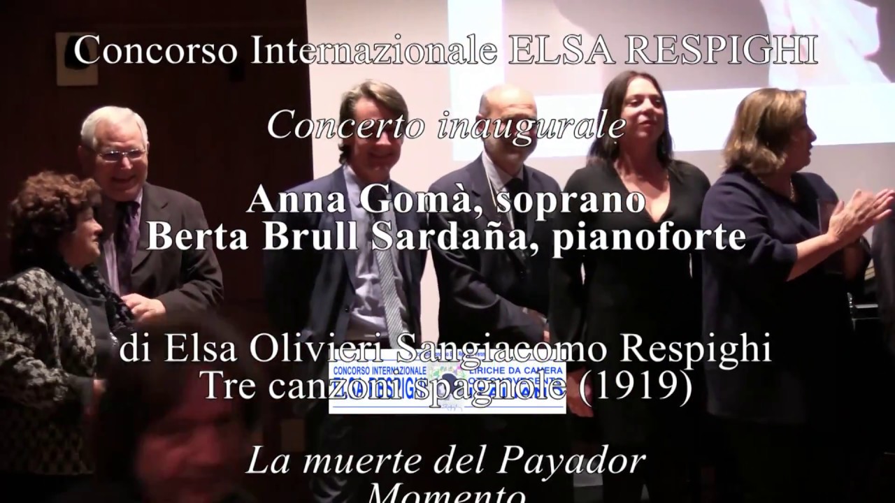 Concorso Internazionale ELSA RESPIGHI - YouTube