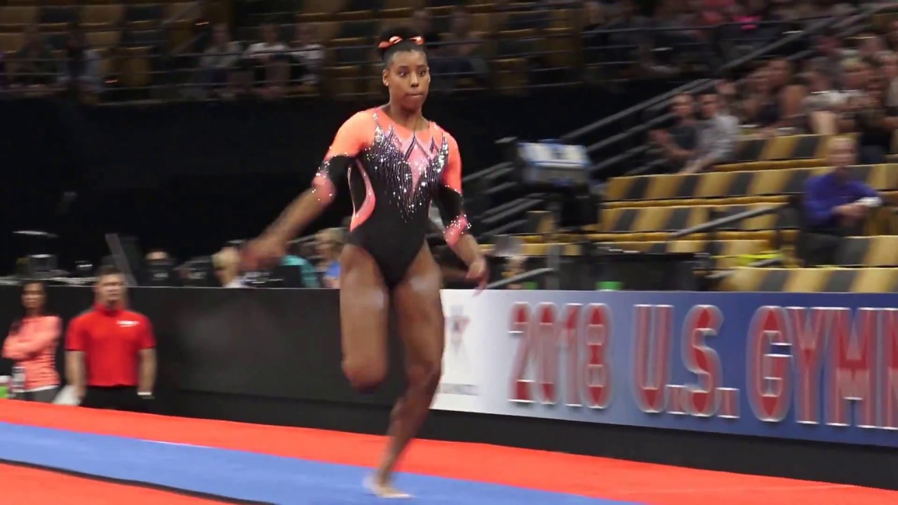 Shania Adams - Vault – 2018 U.S. Gymnastics Championships – Senior ...