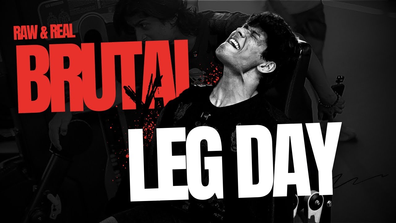 Most Brutal Leg Day of My Life | Unscripted | RAW | Real Leg Day - YouTube