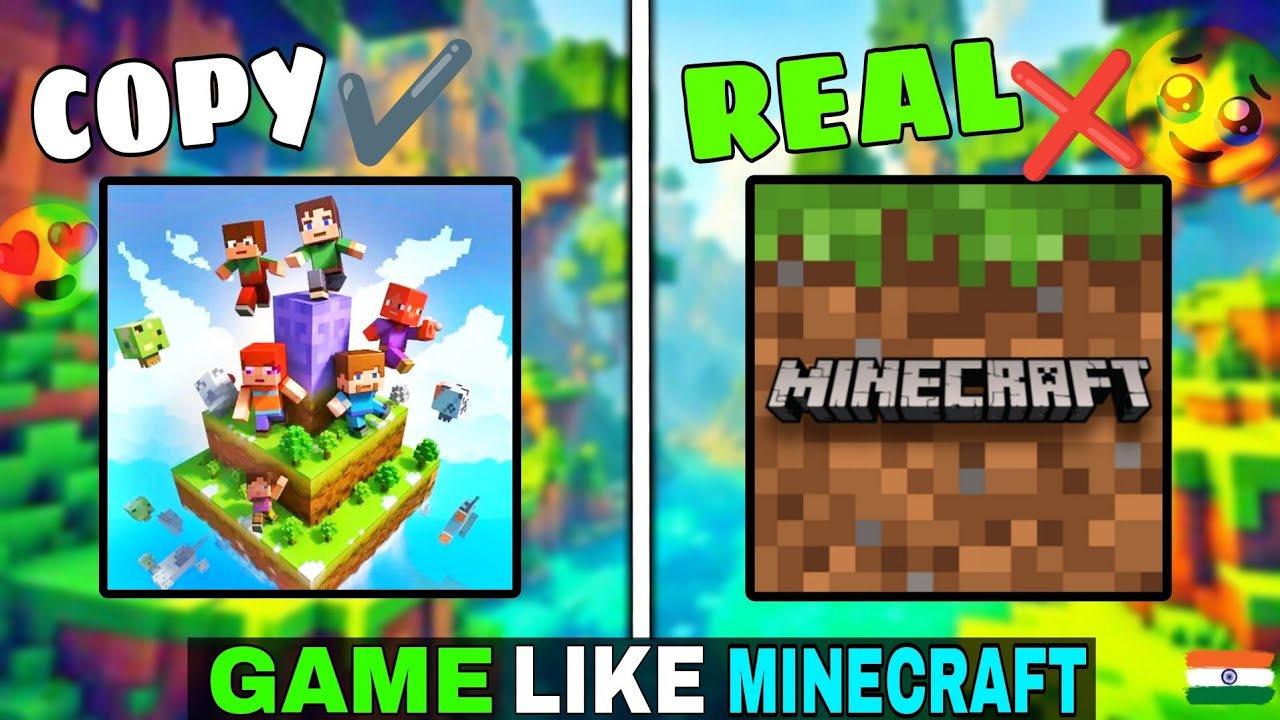 I FOUND 3 MOST REALISTIC COPY GAMES OF MINECRAFT 1.21 🤩 | BEST COPY ...