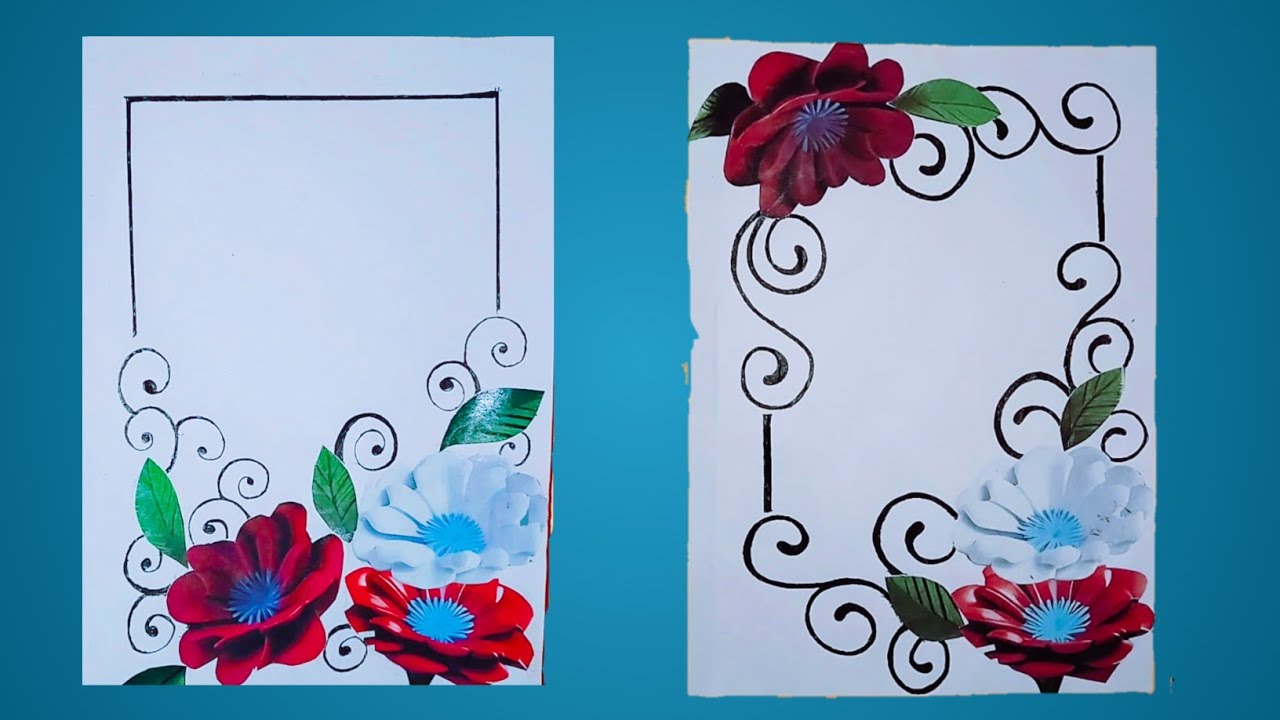 2 easy front page design - YouTube