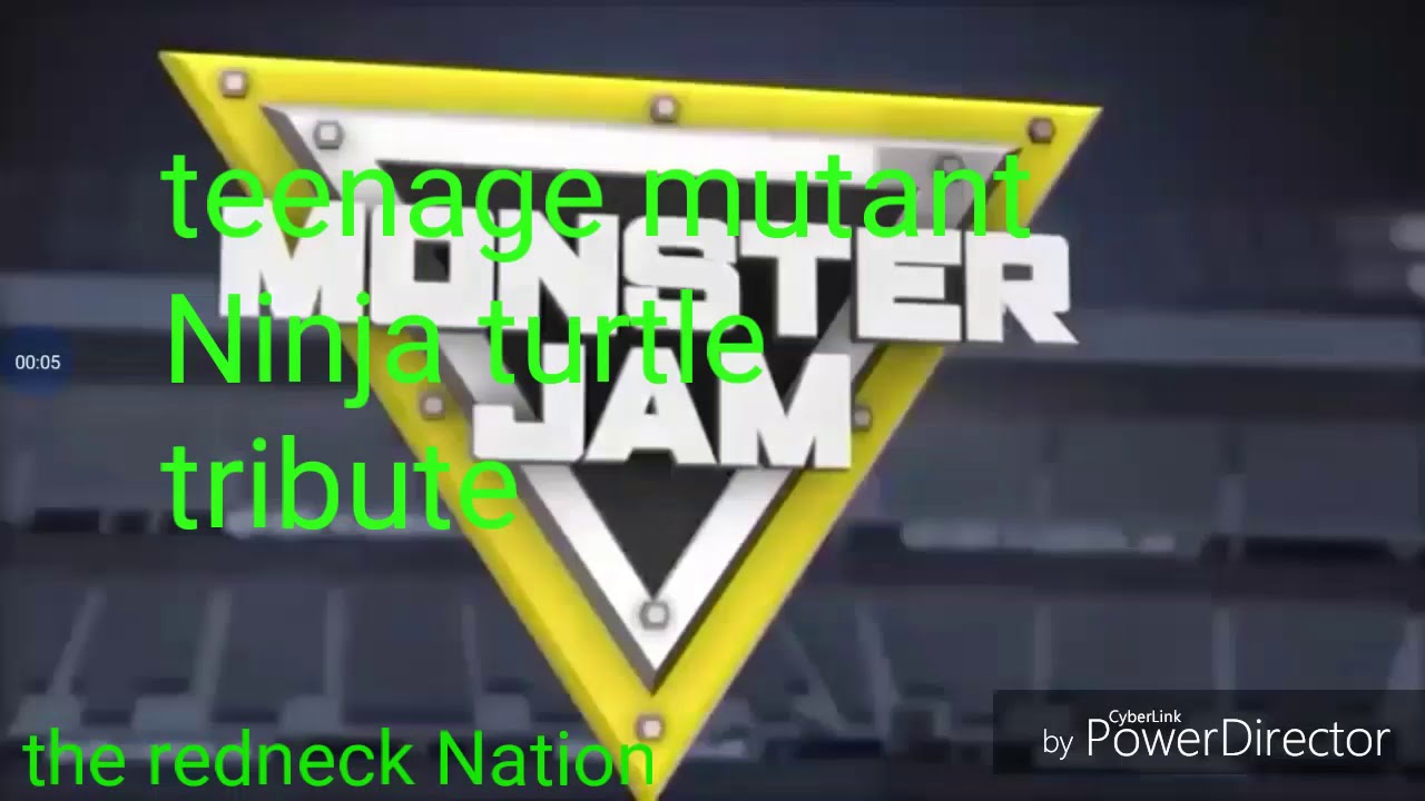 Teenage mutant Ninja turtle monster jam tribute video - YouTube