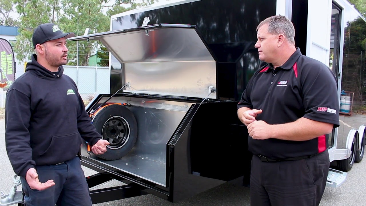 JTR Fabrication Race Trailer! - YouTube