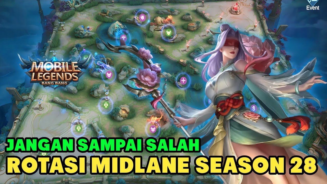 Cara Rotasi Midlane Season 28 | Tutorial Pharsa 2023 | Positioning&Rotasi - Mobile Legends - YouTube