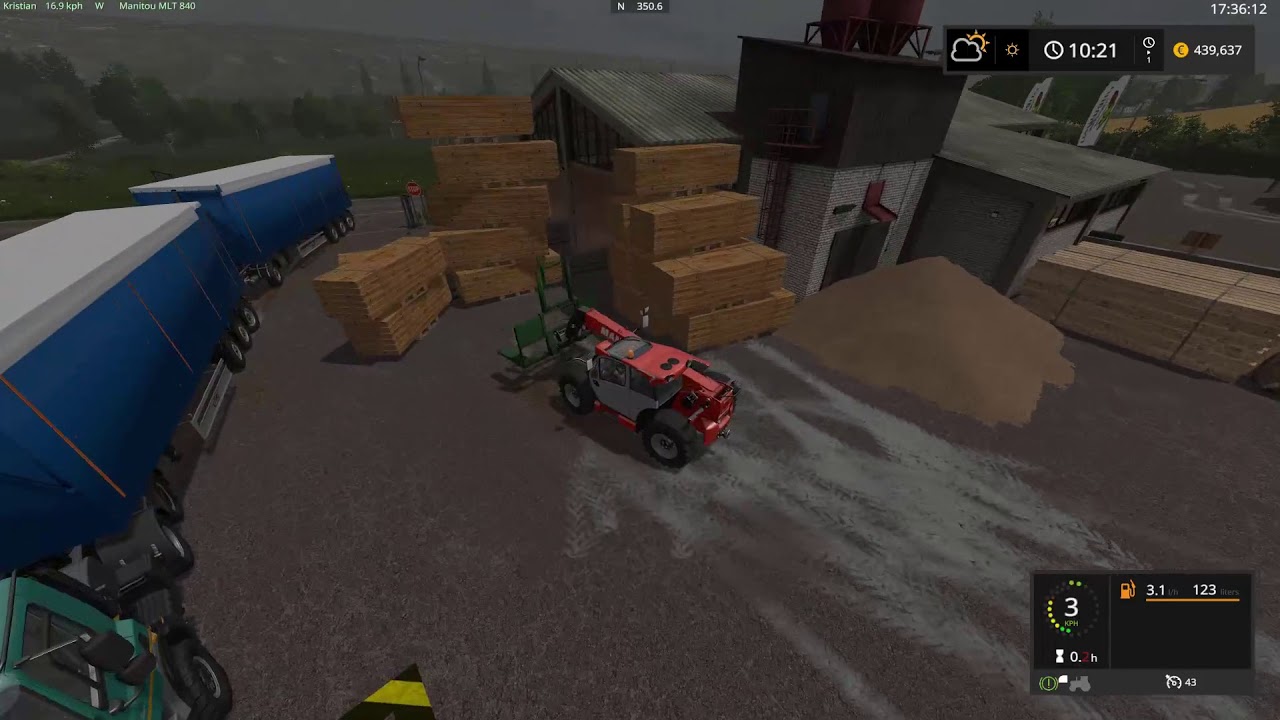 FS17 | Transporting Board Pallets With My New Trailer on Stappenbach ...