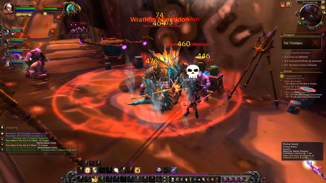 Coilfang Reservoir - The Underbog complete dungeon with Quests (WoW ...