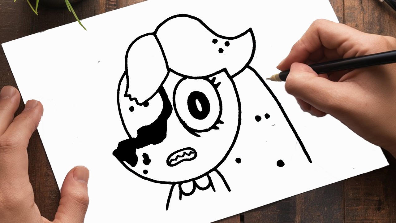 How To Draw Twisted Ginger - Dandy’s World New Characters - YouTube