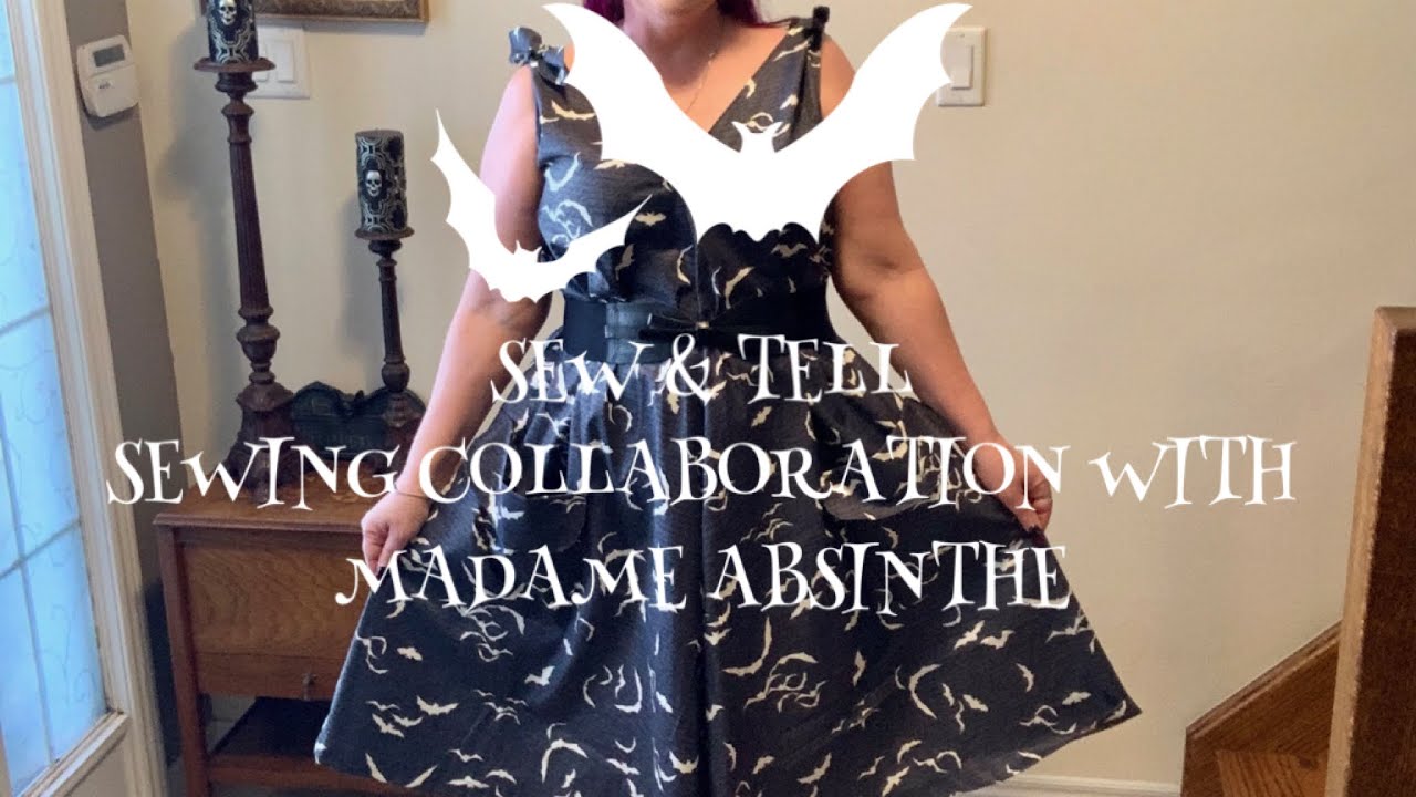 Sew & Tell - Sewing Collab With Madame Absinthe - Gertie Popover Dress ...