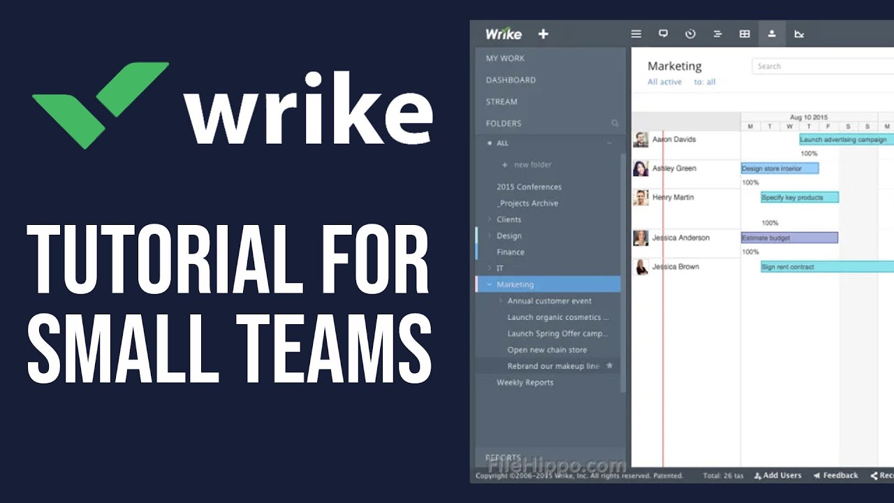Wrike Tutorial For Beginners | Free Project Management Software For ...