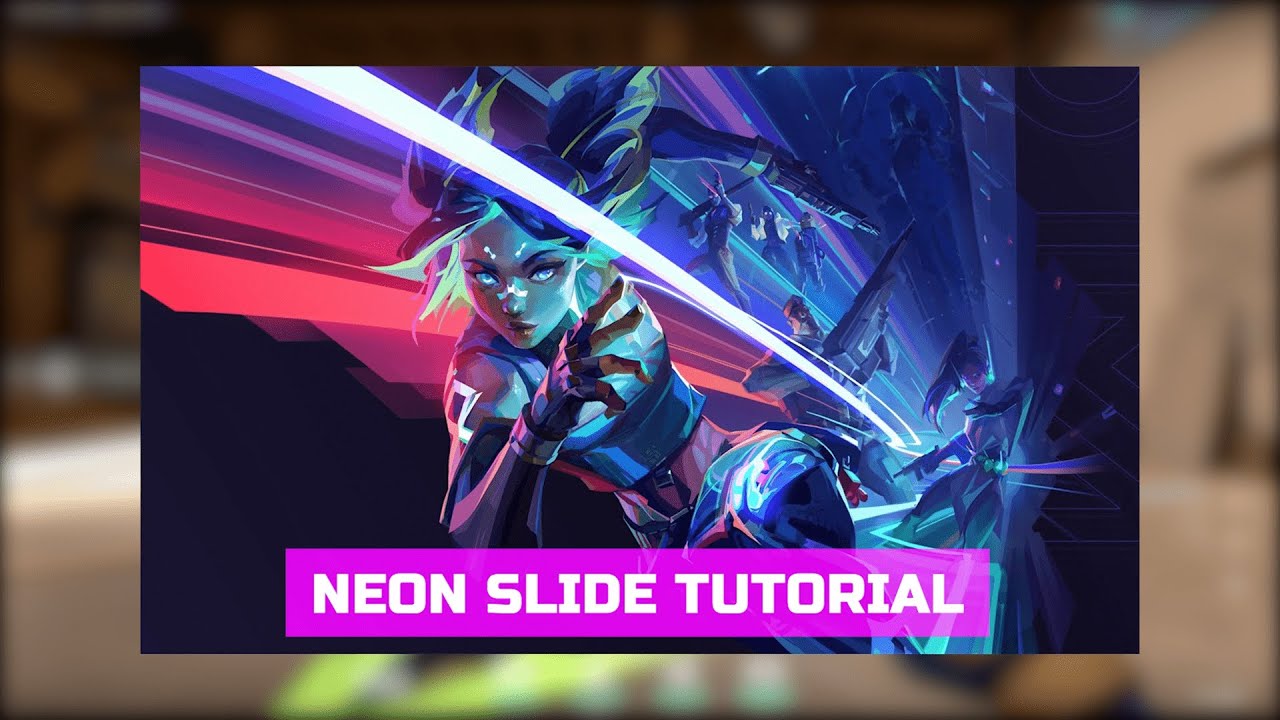TUTORIAL SLIDE NEON KE BELAKANG! *Neon Slide Tutorial* - YouTube