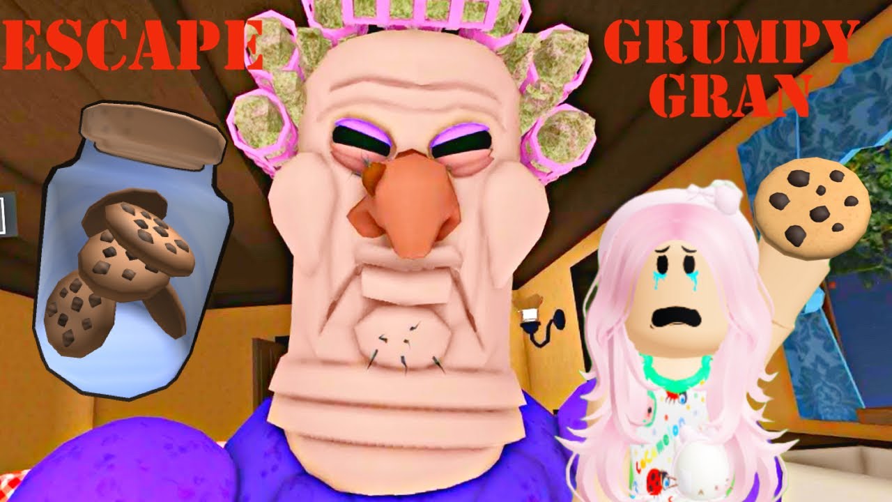 🍪ESCAPE GRUMPY GRAN SCARY OBBY! 🍪ESCAPE GRUMPY GRANNY OBBY - YouTube
