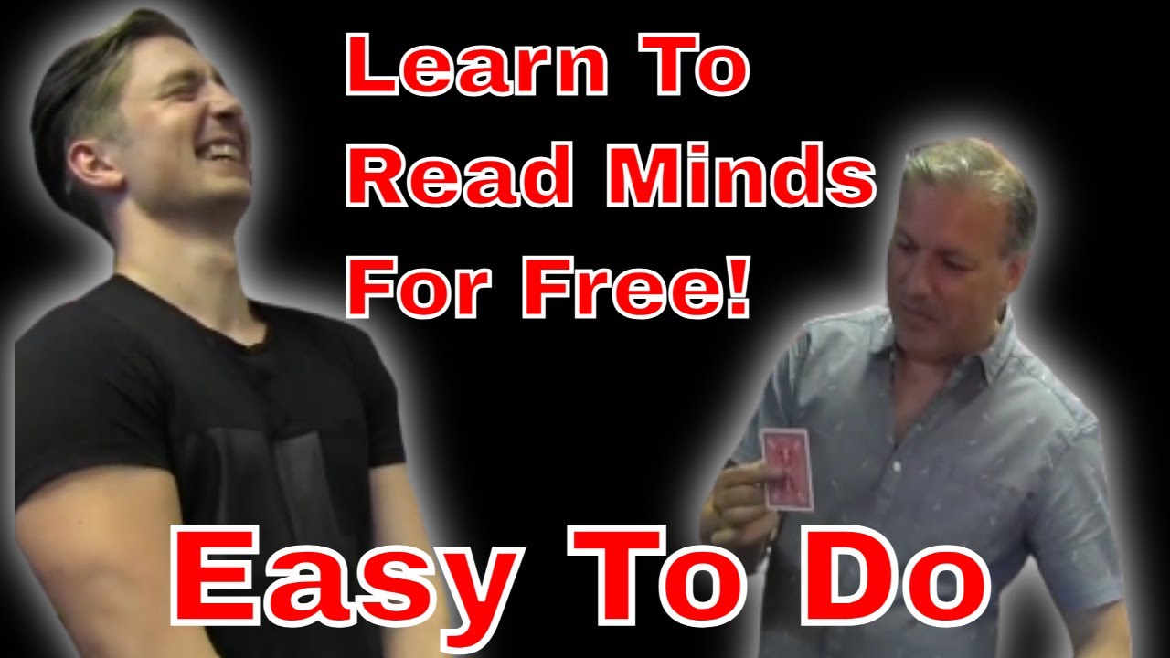 LEARN THIS AMAZING EASY MAGIC TRICK & MIND READING EFFECT FOR FREE ...