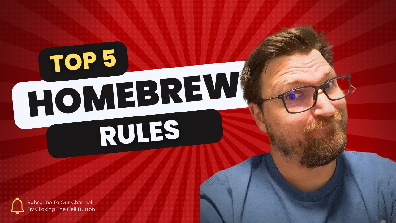 Top 5 Homebrew Rules for My Dungeons and Dragons 5e Table - YouTube