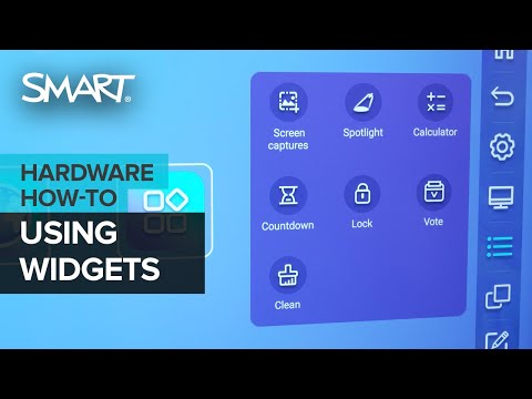 SMART Board GX: Using widgets (2022) - YouTube