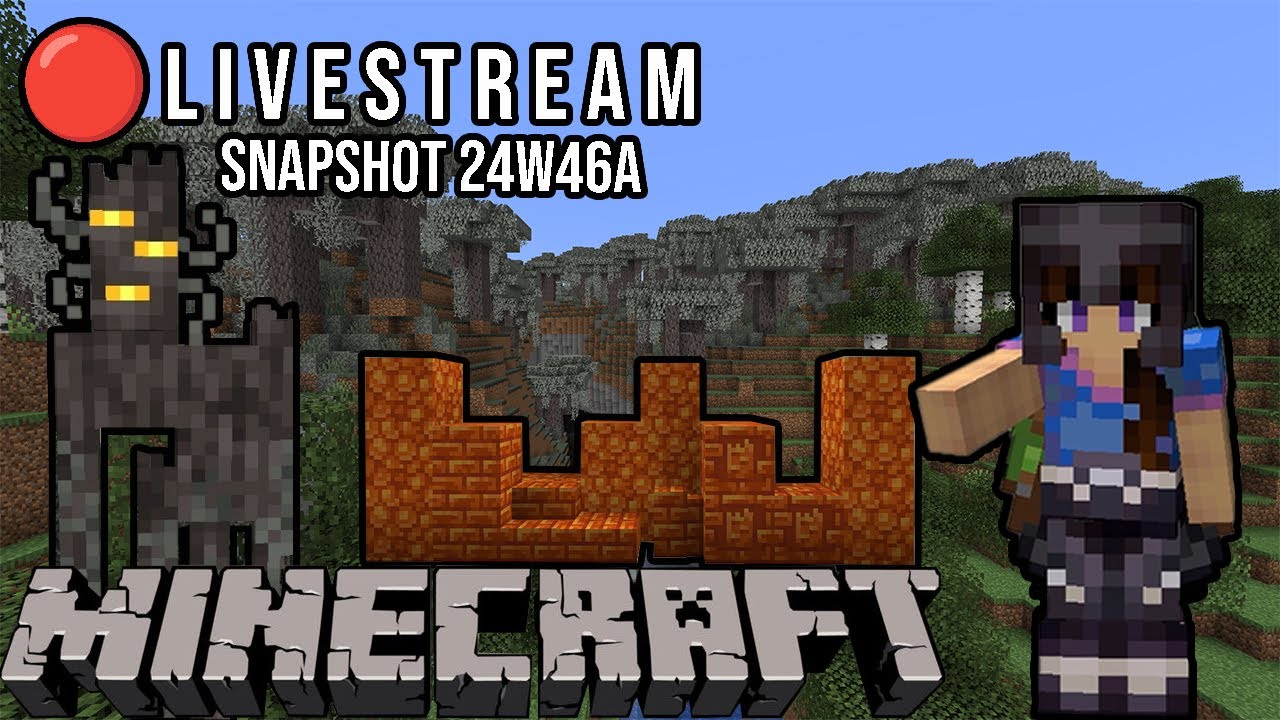 Playing Minecraft 24w46a Snapshot | Friday Night Livestream - YouTube