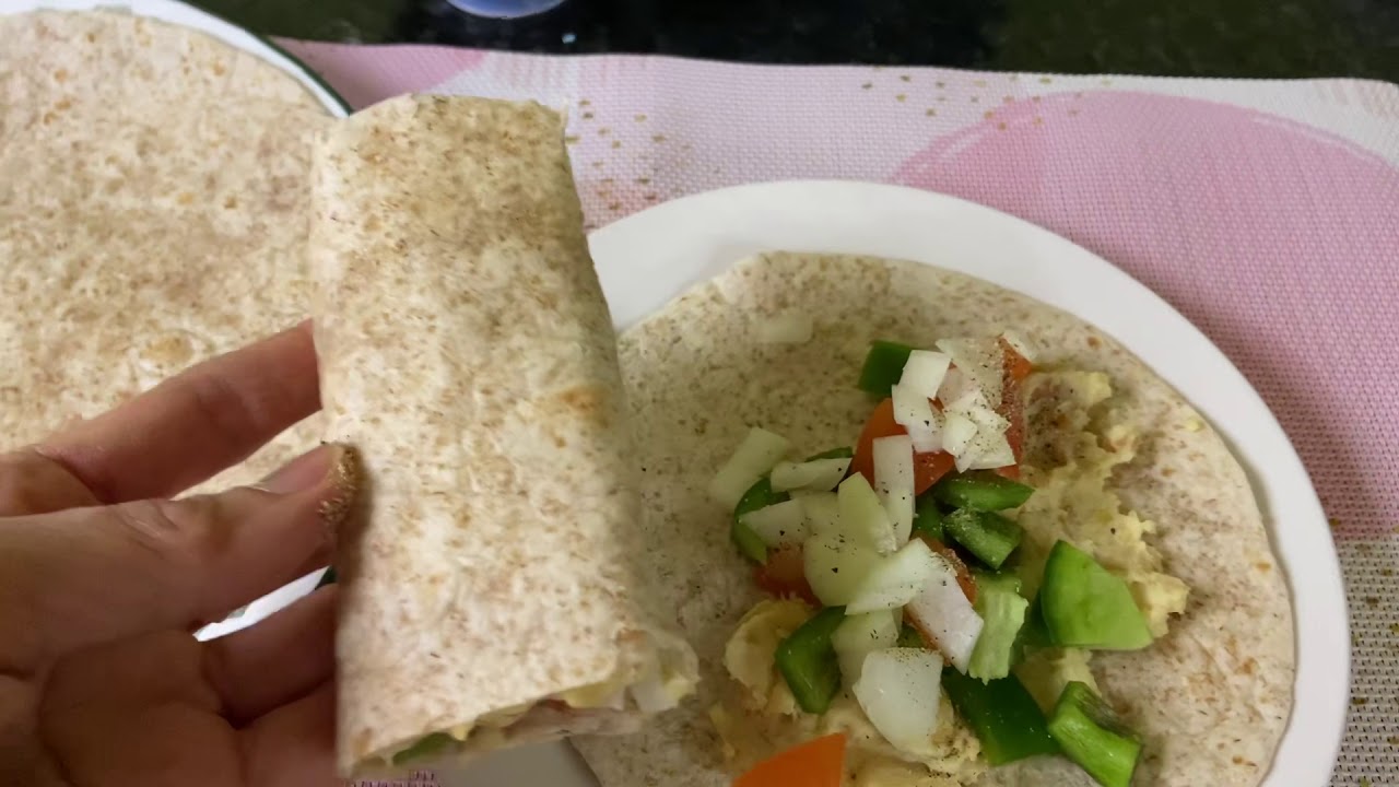 Healthy Vegetables Roti Roll And Salads. - YouTube