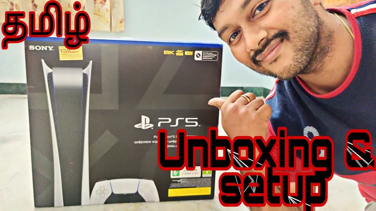 PS5(Digital) Unboxing & Setup Video(தமிழ்).... - YouTube