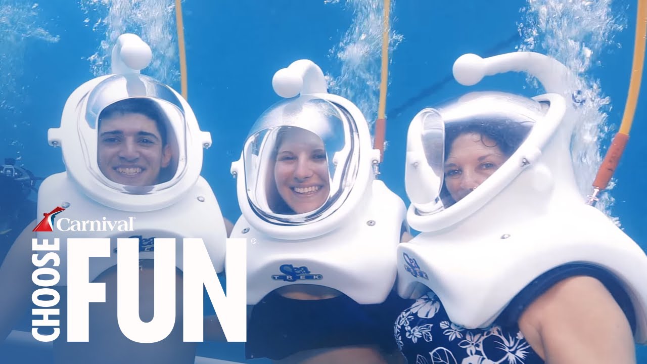 Sea Trek Helmet Diving & Snorkeling in St Maarten | Carnival Shore ...