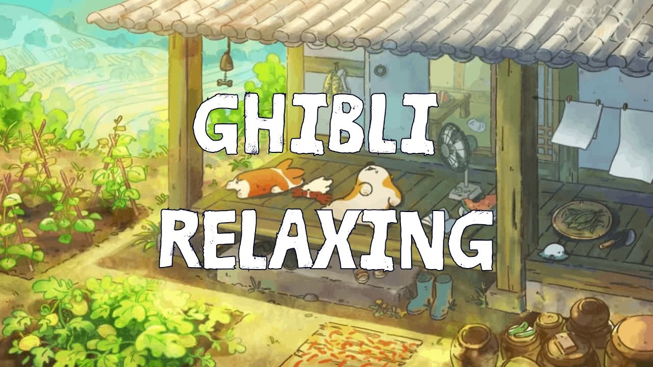 Ghibli Relaxing | Peaceful life on the countryside - YouTube
