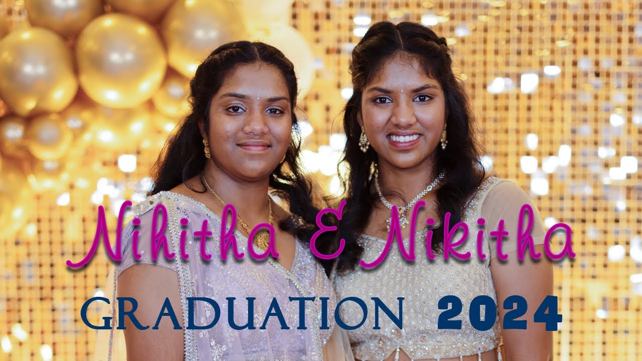 Nihitha and Nikhita Graduation Party Highlights - YouTube