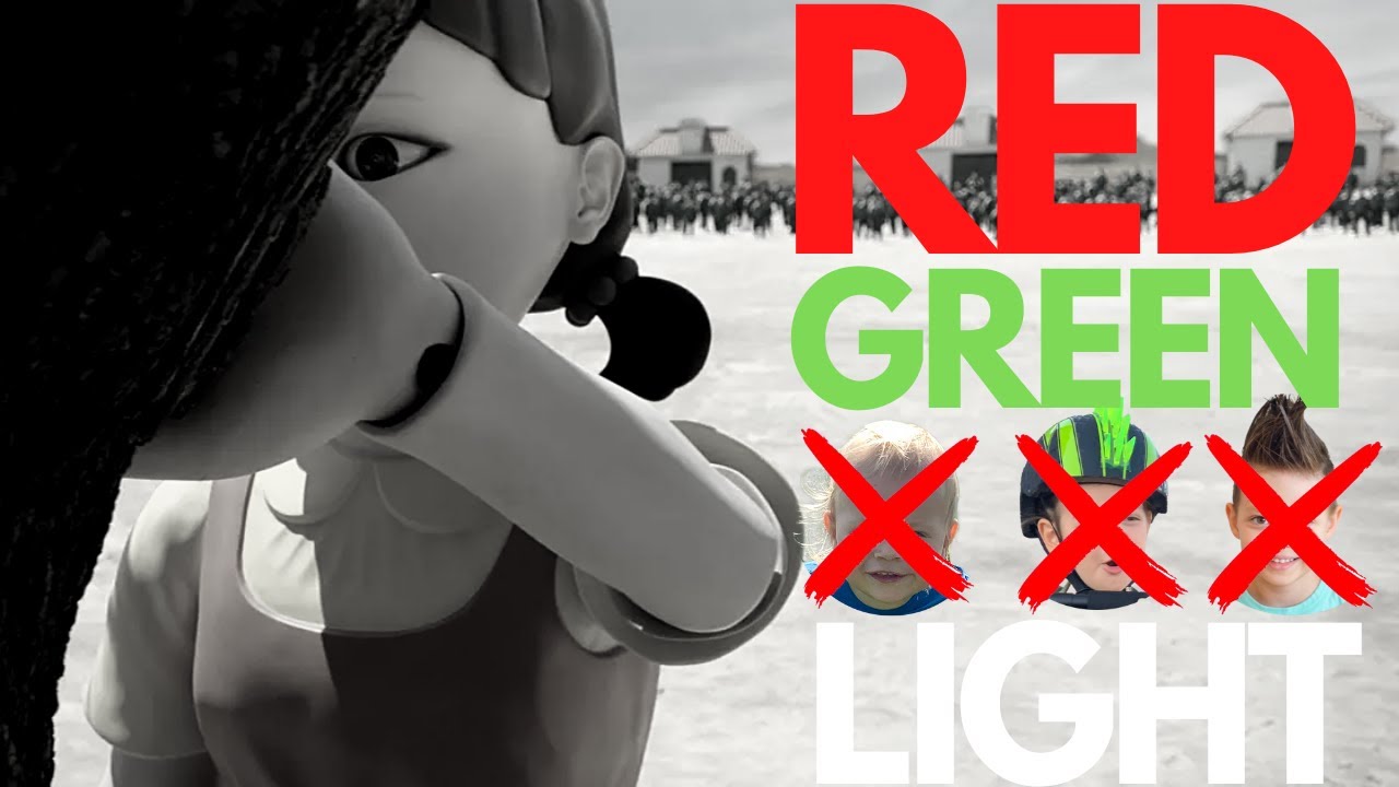 RED LIGHT, GREEN LIGHT 🚦 | SQUID GAME | Pretend Play for Kids - YouTube