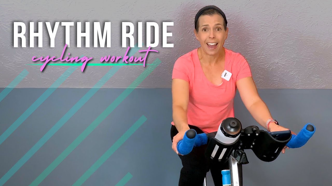 40-MIN Rhythm Cycle & Stretch | At-Home Cycling Class - YouTube