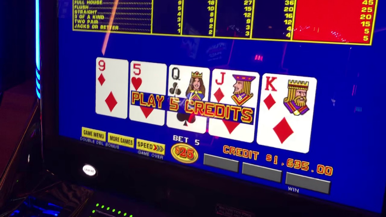 $125 a pull. Double Double Bonus Video Poker Session. - YouTube