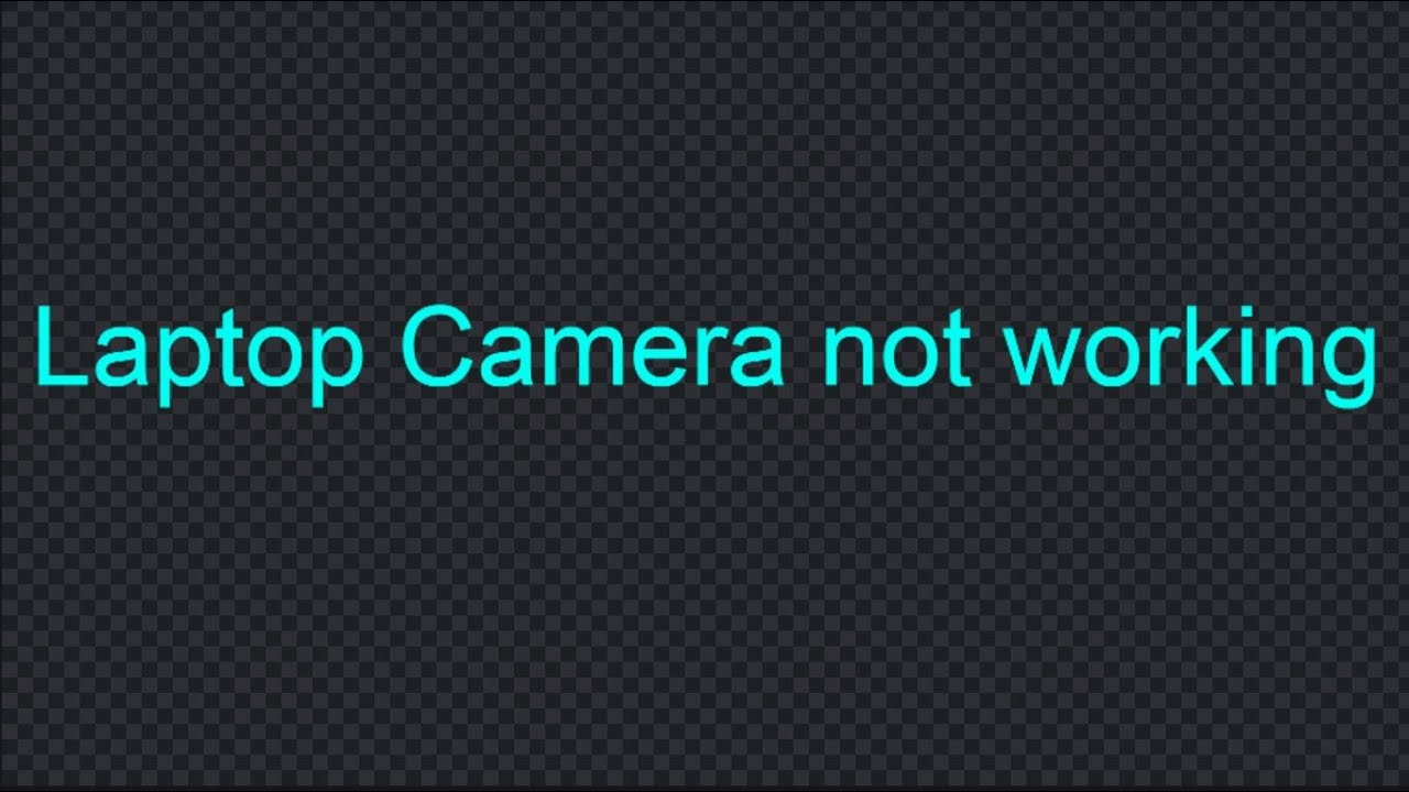 Laptop camera not working with Windows 11 - YouTube