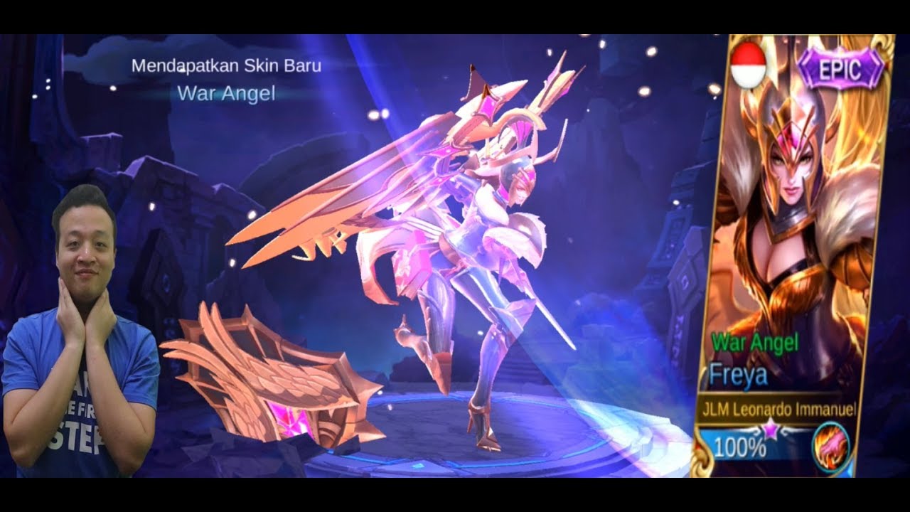 Wow Skin Epic Baru War Angel - Mobile Legends - Indonesia - YouTube