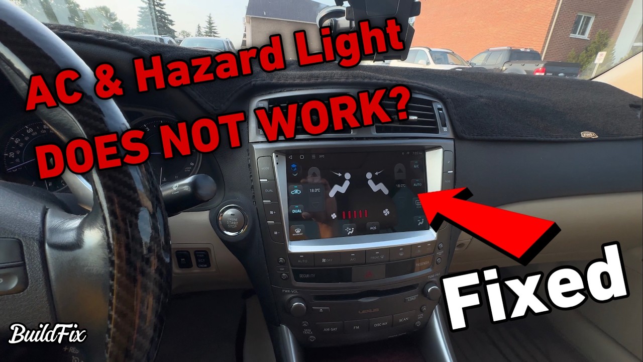 How To Fix AC, Hazard lights and Steering Buttons Not Working ? [Lexus ...