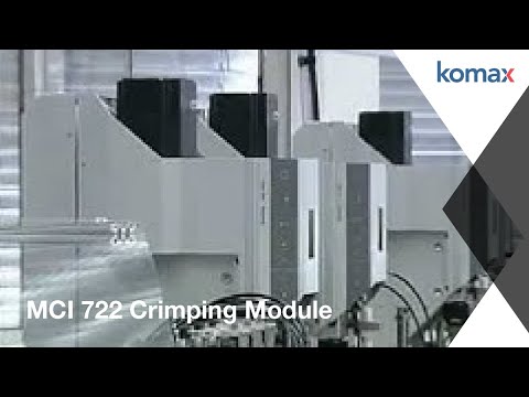 Komax mci 722 Crimpmodul / Crimping Module - YouTube