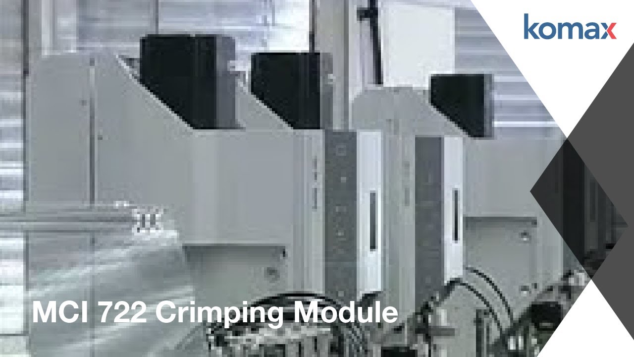 Komax mci 722 Crimpmodul / Crimping Module - YouTube