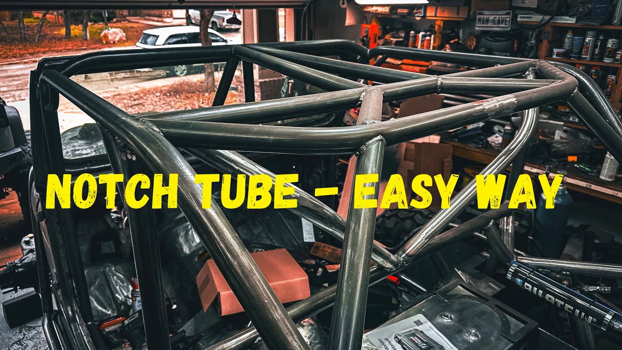 How to Notch Tube FULL DIY Quick and Easy - YouTube