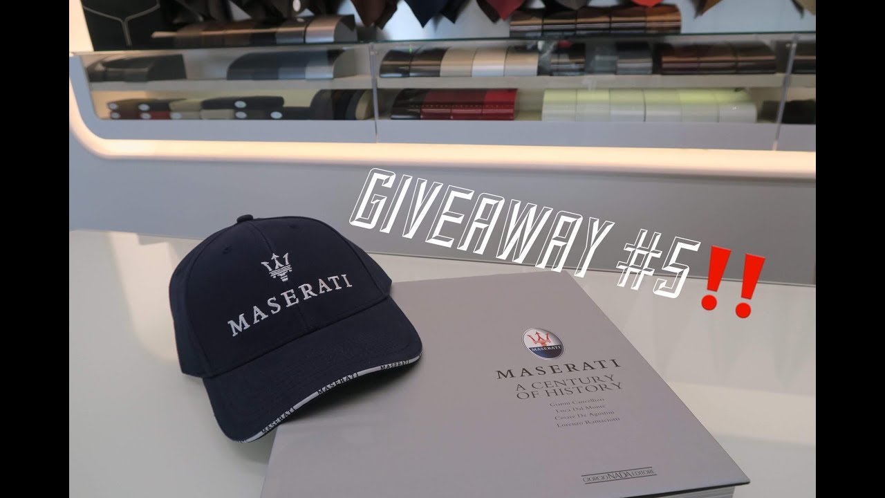 Maserati Subscriber Giveaway #5!! - YouTube