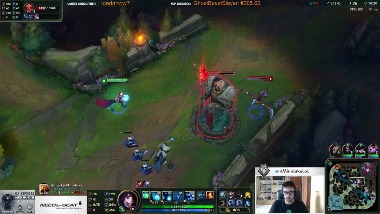 Diamante 1 | Ahri | Matchup vs Anivia - YouTube