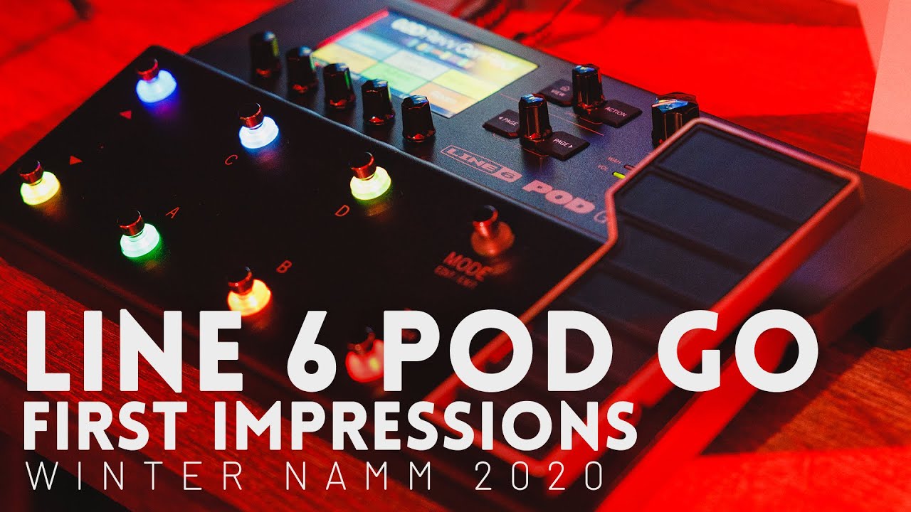 Line 6 POD Go First Impressions // NAMM 2020 // Interview with Eric Klein - YouTube