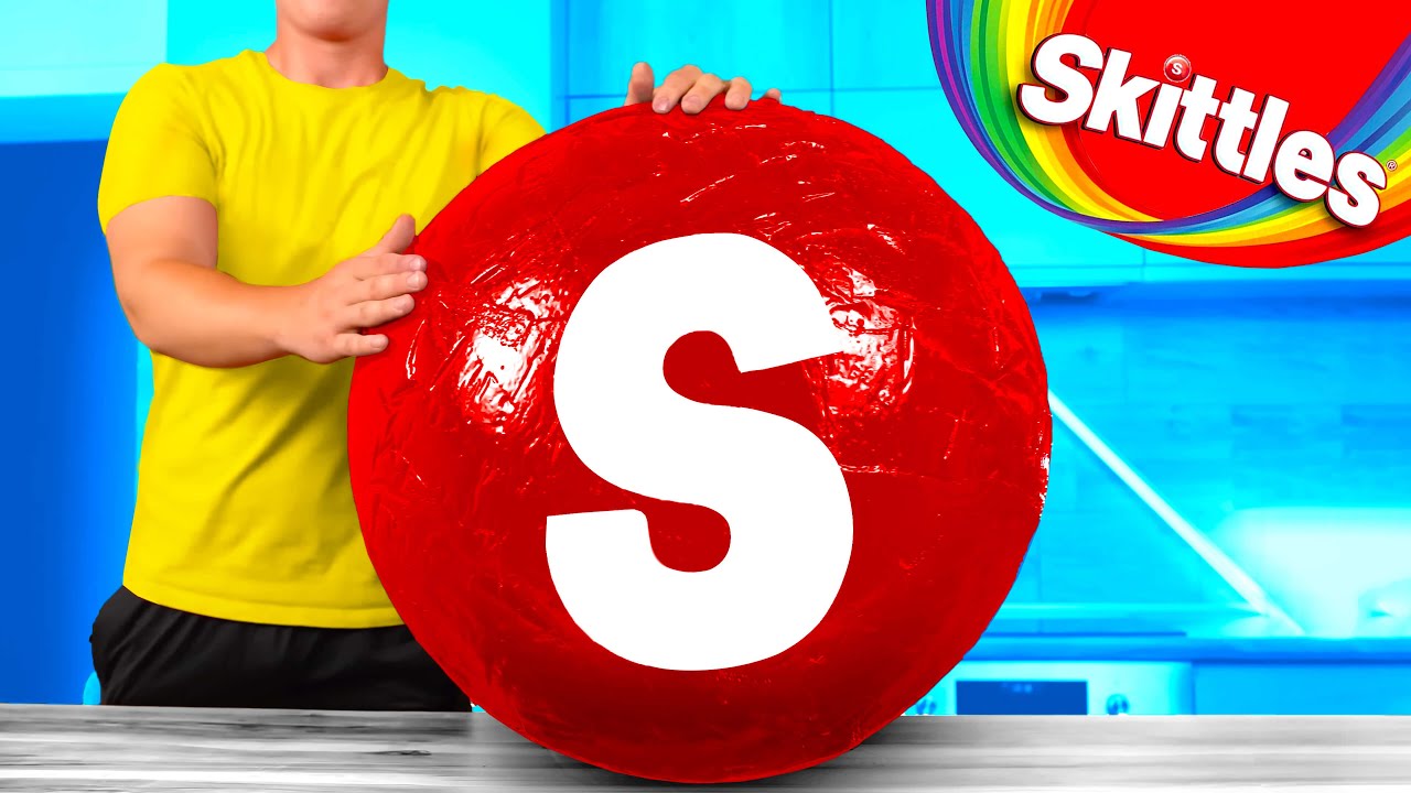 Giant Skittles | How To Make The World’s Largest DIY Skittles by VANZAI ...