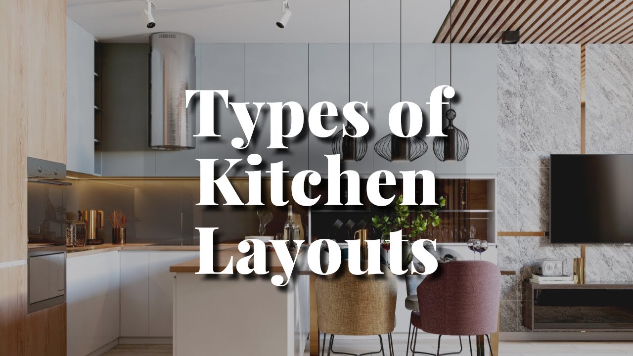 Types of Kitchen Layouts - YouTube