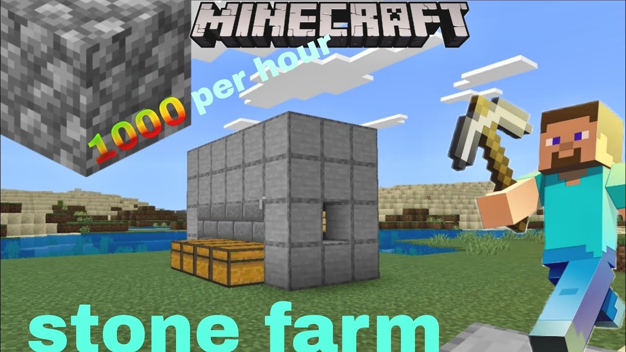 Minecraft auto matic cobble stone generator /easy and simple #minecraft ...